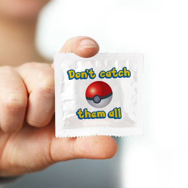 Pokemon Condom - Don't Catch Them All - 10 Condoms – Funny Condoms